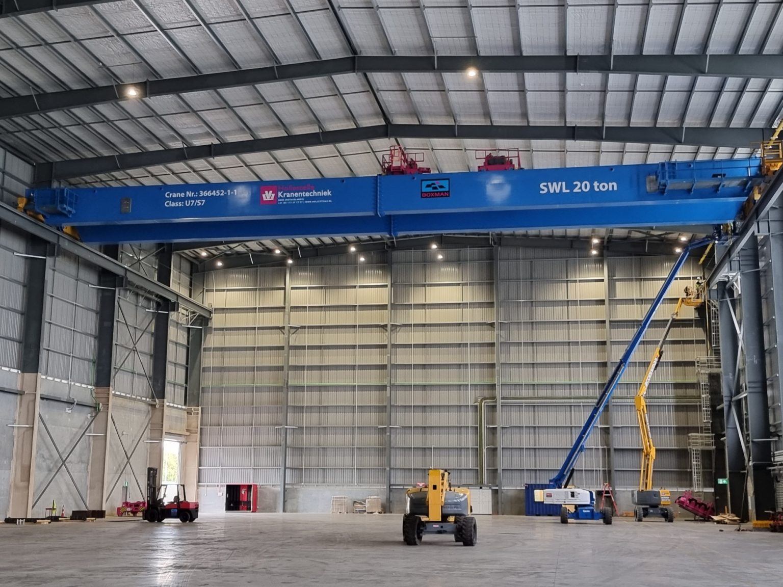 Internal Gantry Crane Successfully Installed at Boxman, Christchurch ...